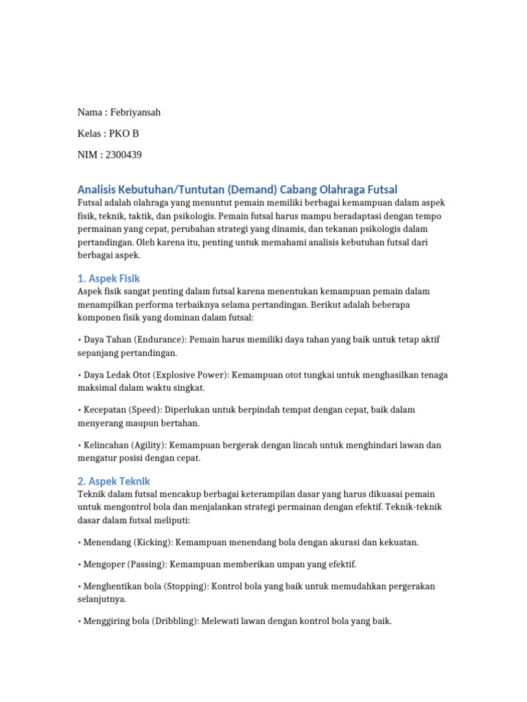 Tugas Pertemuan 5 PPLD - Febriyansah 2300439 | PDF