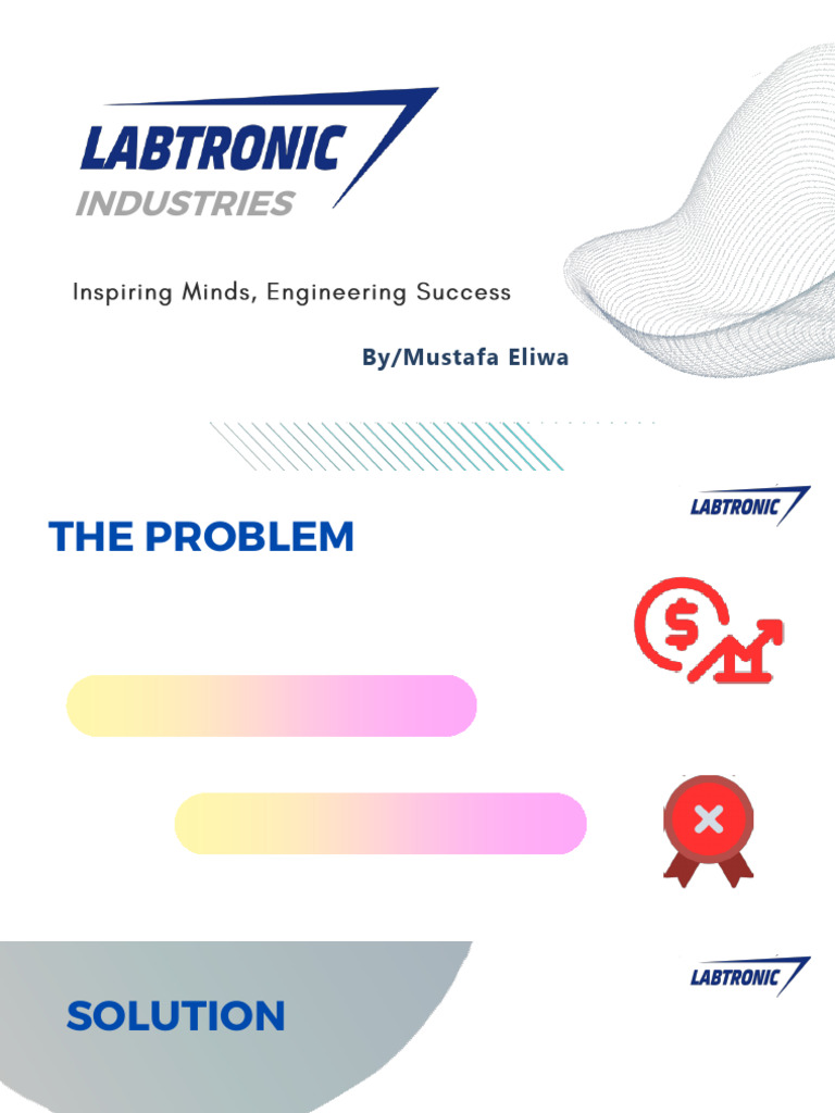 Labtronic Pitchdeck - 9-12-2024 | PDF | Startup Company | Small Business & Entrepreneurs