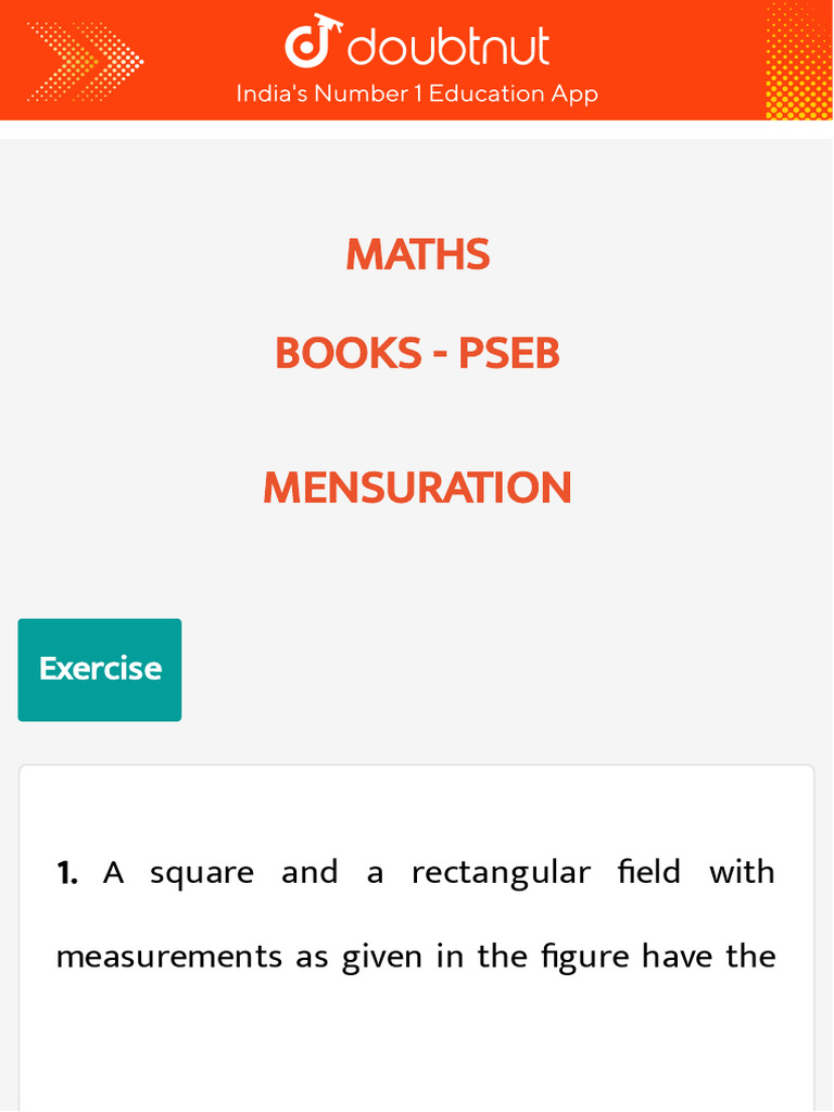 Books Doubtnut Question Bank | PDF | Area | Euclidean Geometry