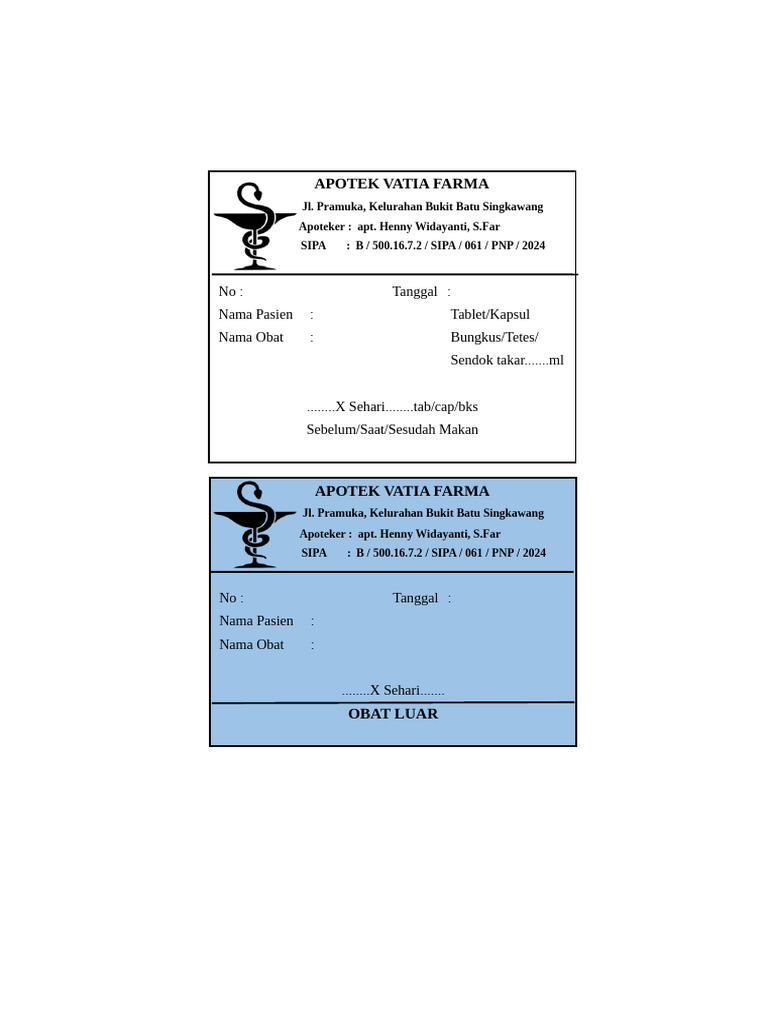 Etiket Putih Dan Biru | PDF