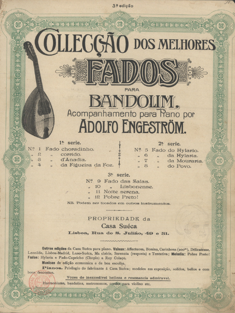 Collecção Dos Melhores Fados para Bandolim | PDF