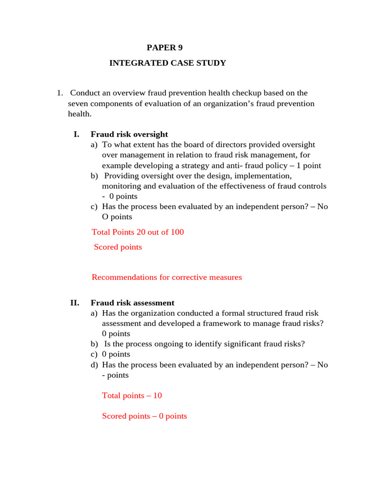 Fraud Prevention Health Checkup Guide | PDF | Business