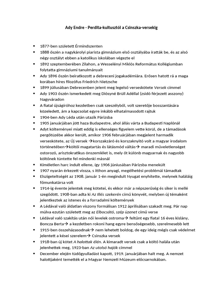 1.ady Szerelem | PDF