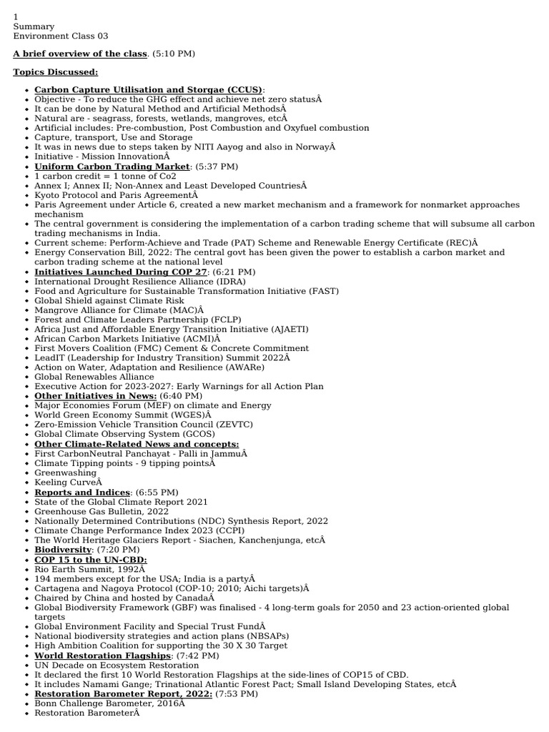 Environment Class 03-25-02 - 23 | PDF | Environmental Social Science ...