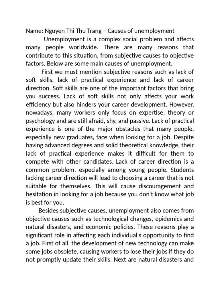 BE2-CAUSES-OF-UNEMPLOYMENT (2) | PDF