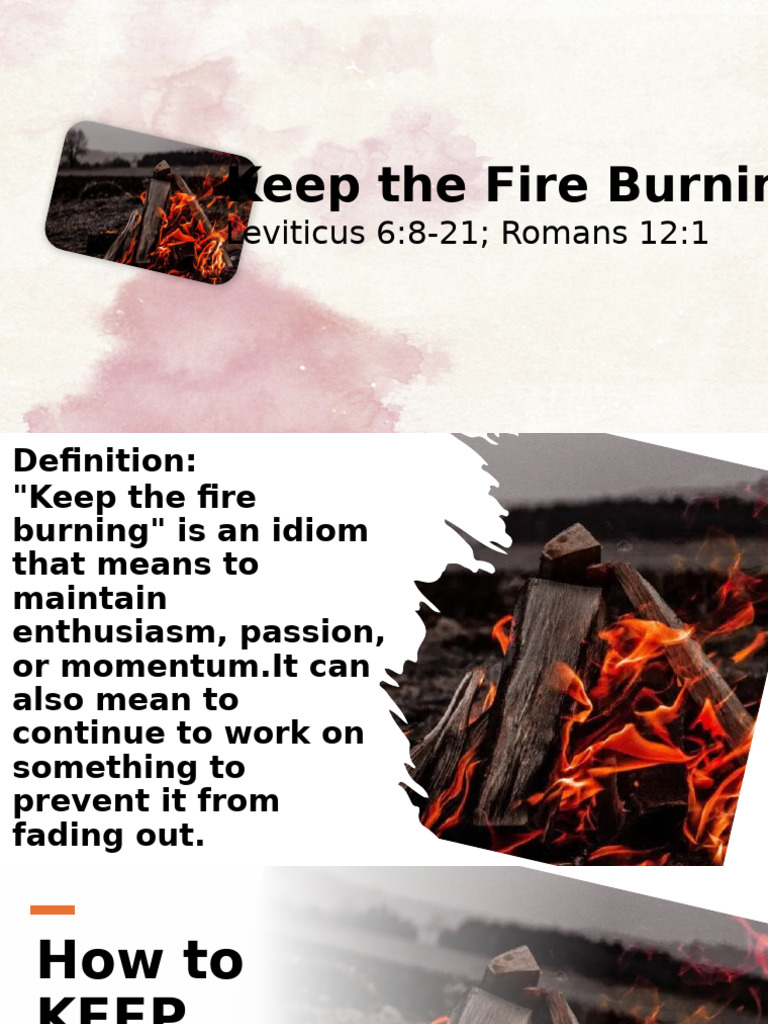 Keep The Fire Burning | PDF