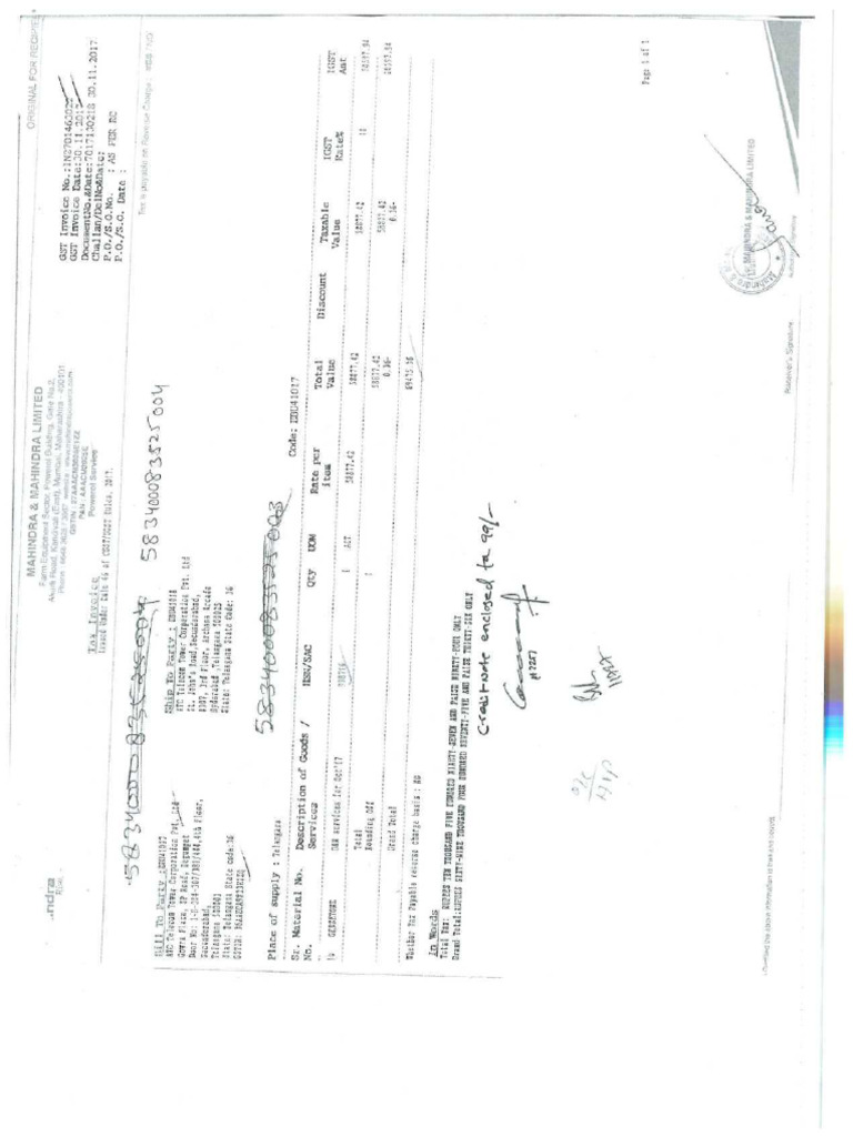 In2701463022 - Credit Note Is Attached-1 | PDF