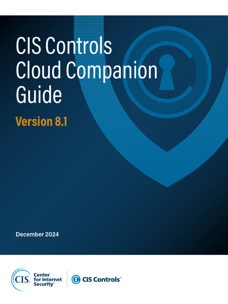 CIS Controls v8 Cloud Companion Guide 2024 12 | PDF | Cloud Computing ...