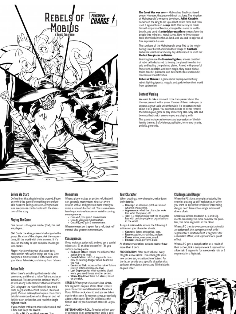 Rebels of Mobius DASHJAM (Spreads) | PDF | Risk