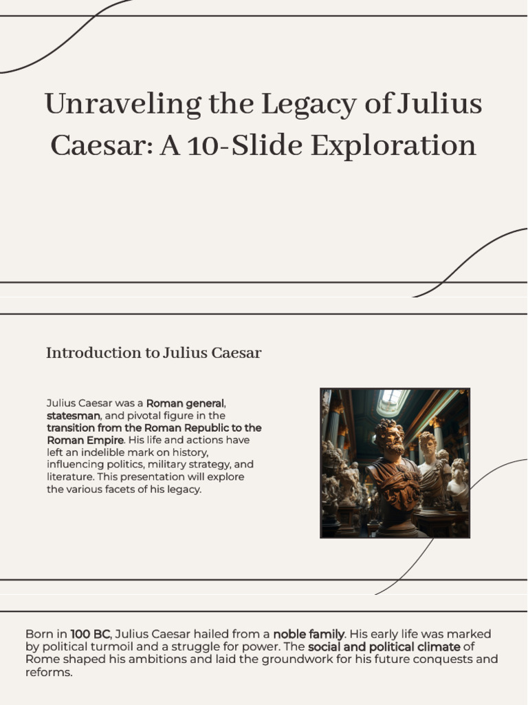 Slidesgo Unraveling The Legacy of Julius Caesar A 10 Slide Exploration ...