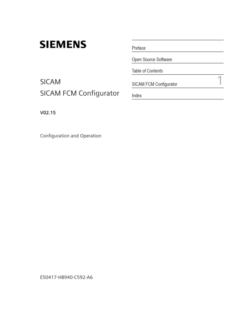 ConfigManual SICAM FCM v.2.15 | PDF | Personal Computers | Backup