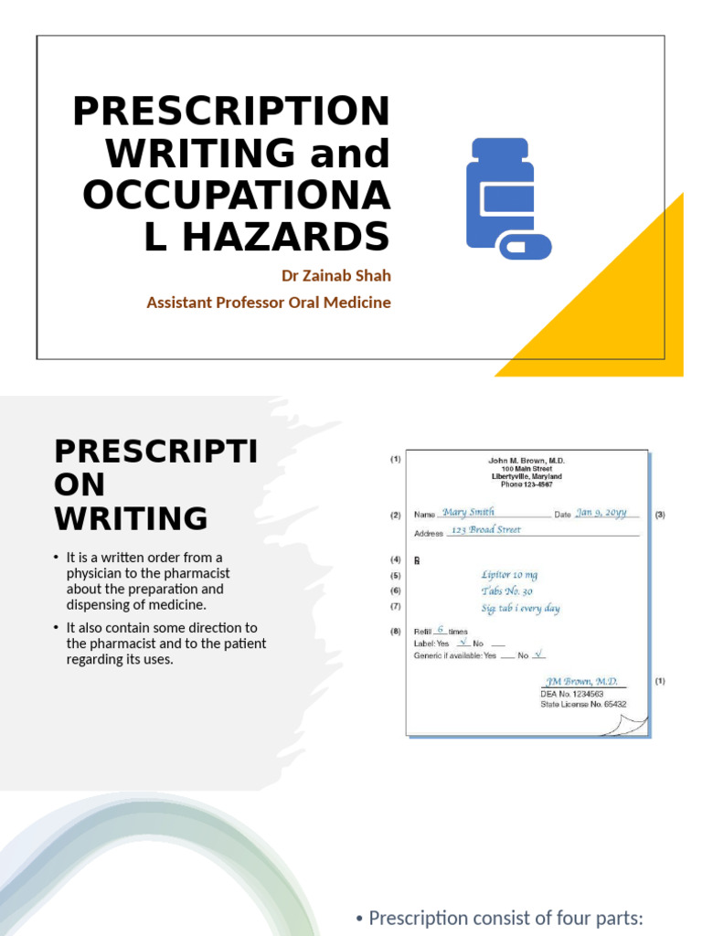 Prescription Writing 2 | PDF | Medical Prescription | Pharmacy