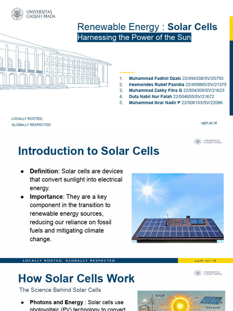 Renewable Energy - Solar Cells | PDF | Solar Cell | Photovoltaics