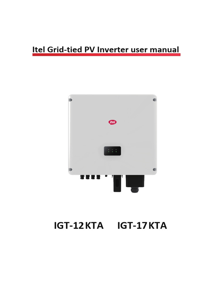 IP66 IGT-12KTA IGT-17KTA-User Manual | PDF
