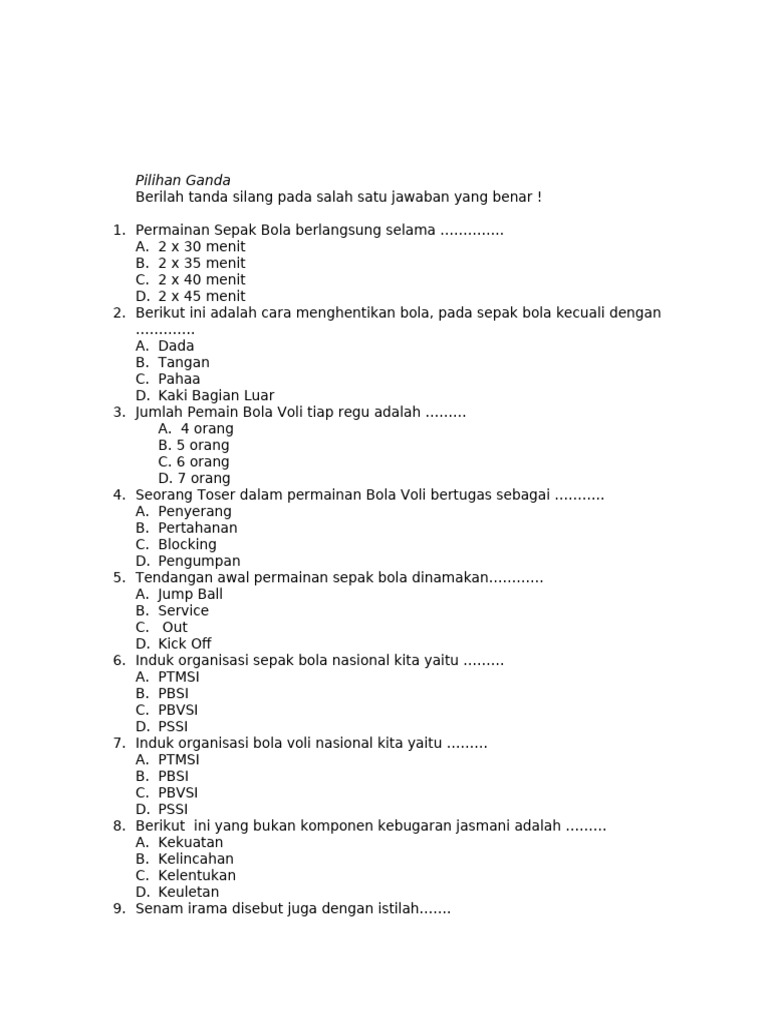 SOAL PAS GANJIL Kelas X 2024 | PDF