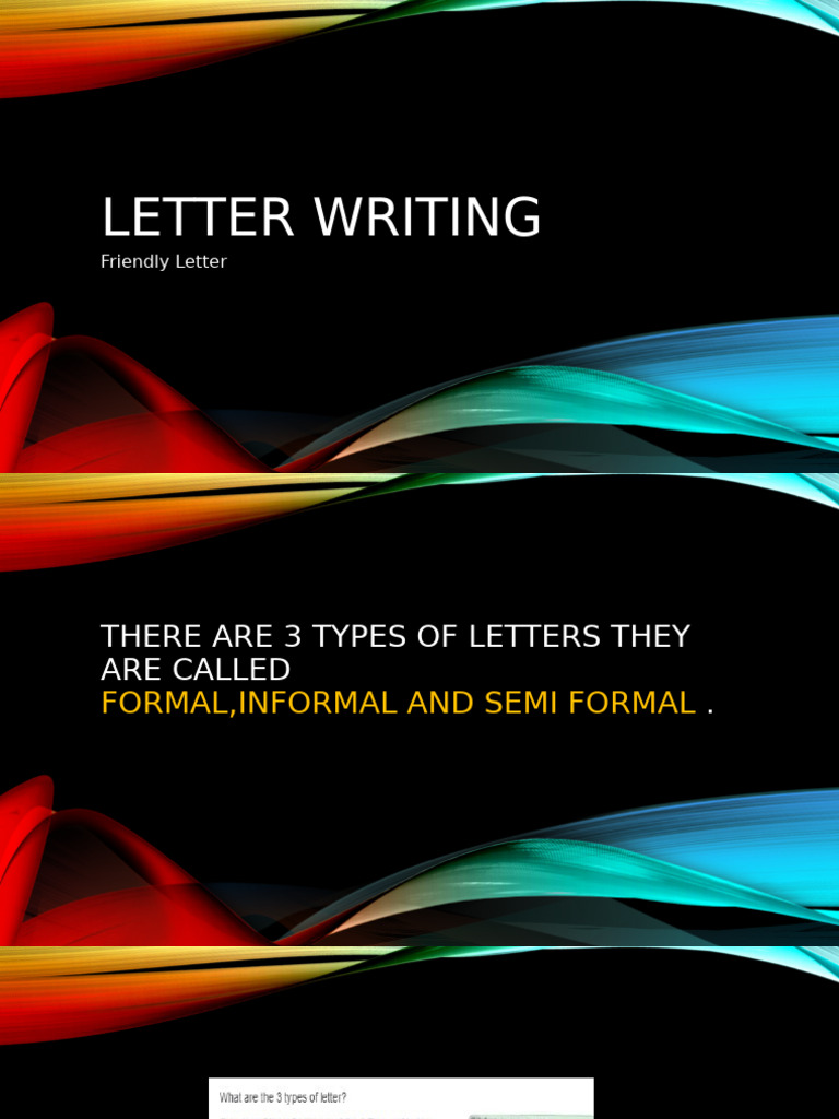 Letter Writing | PDF