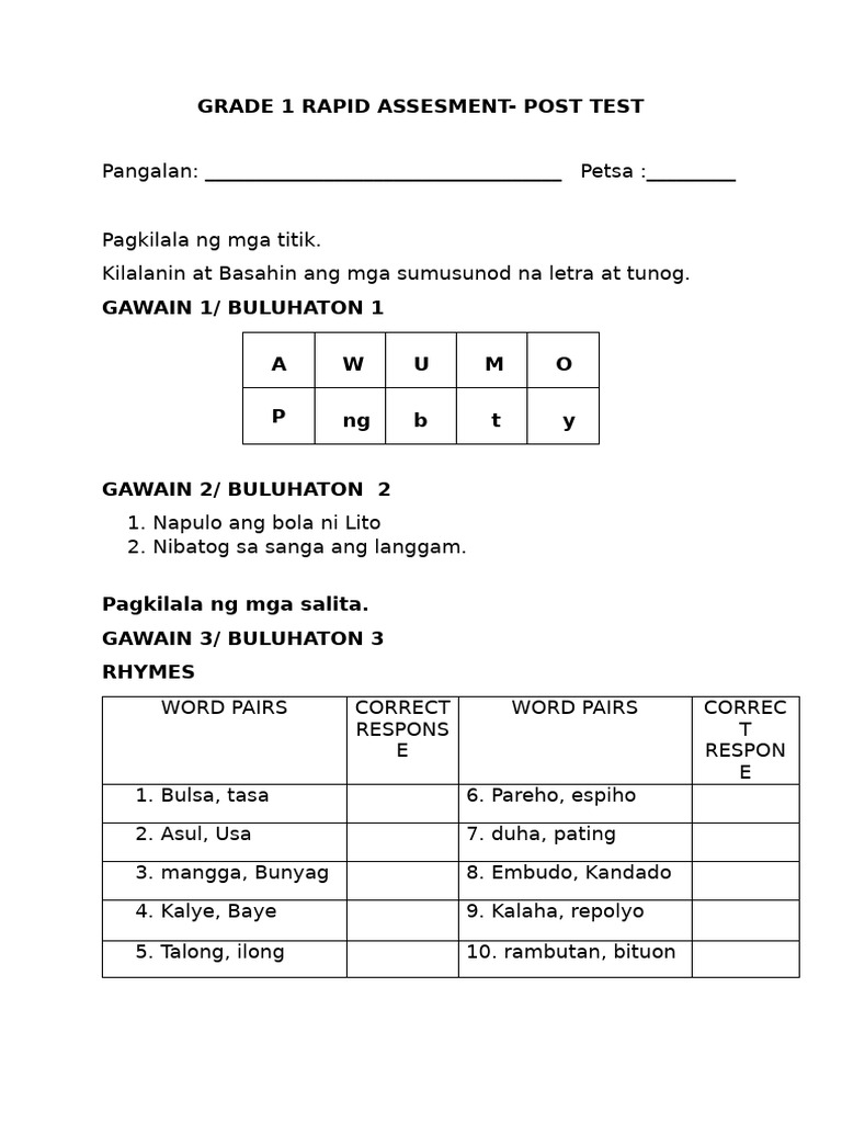 CRLA ASSESMENT 1 | PDF