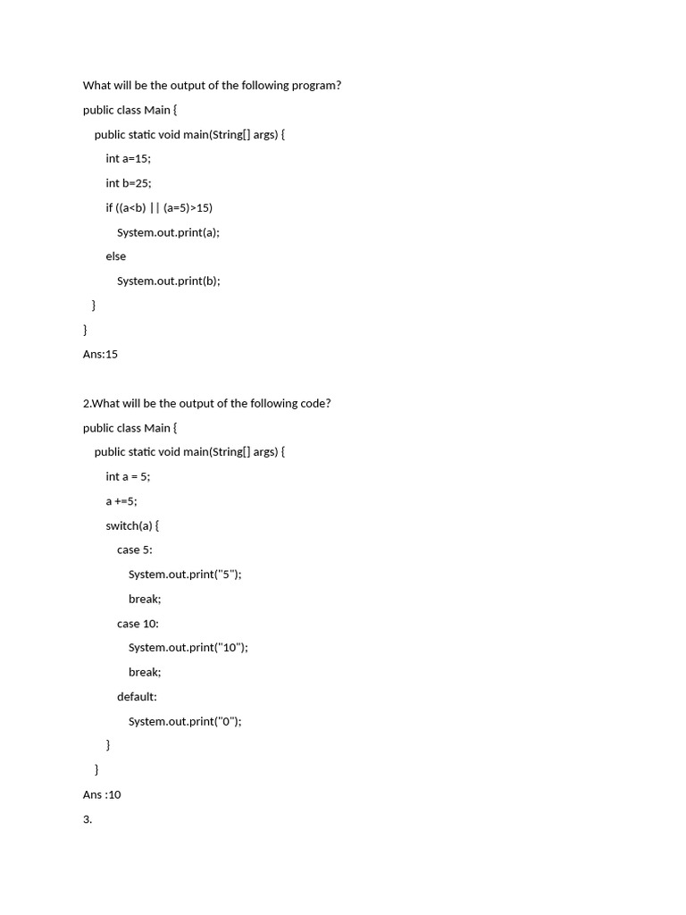 Iamneo Control Statements and Arrays | PDF | Integer (Computer Science) | Computer Programming