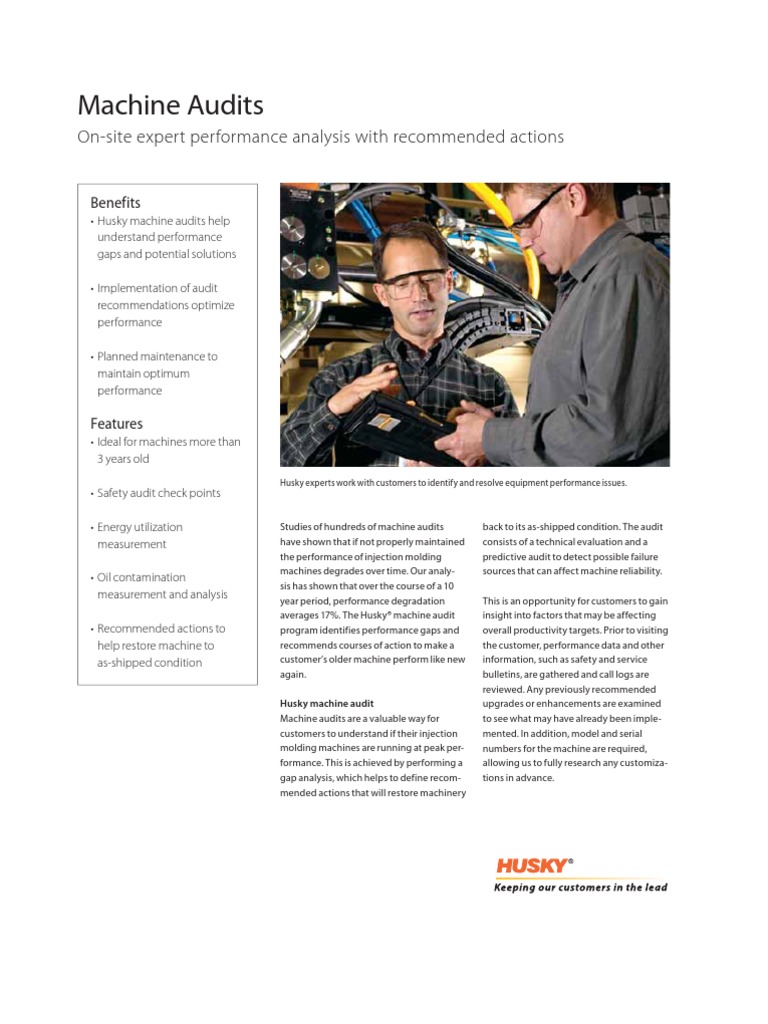 Machine Audits | PDF | Audit | Reliability Engineering
