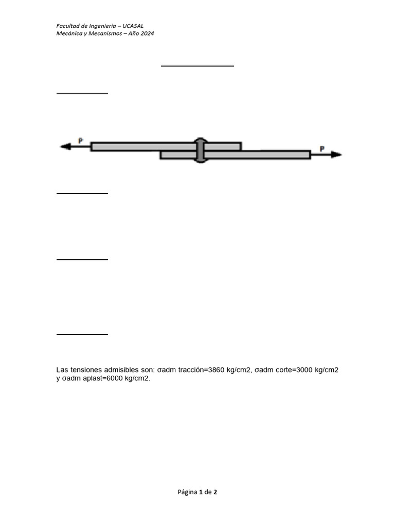 TP1 Uniones Roblonadas.2024 | PDF