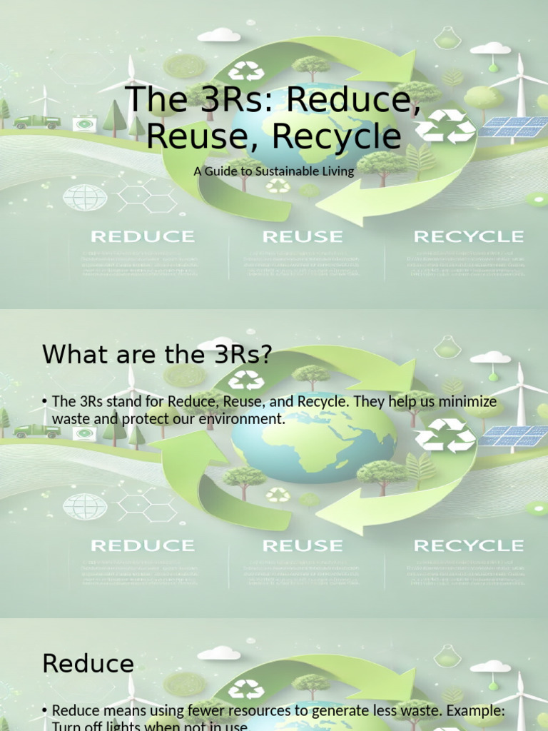 The 3Rs | PDF