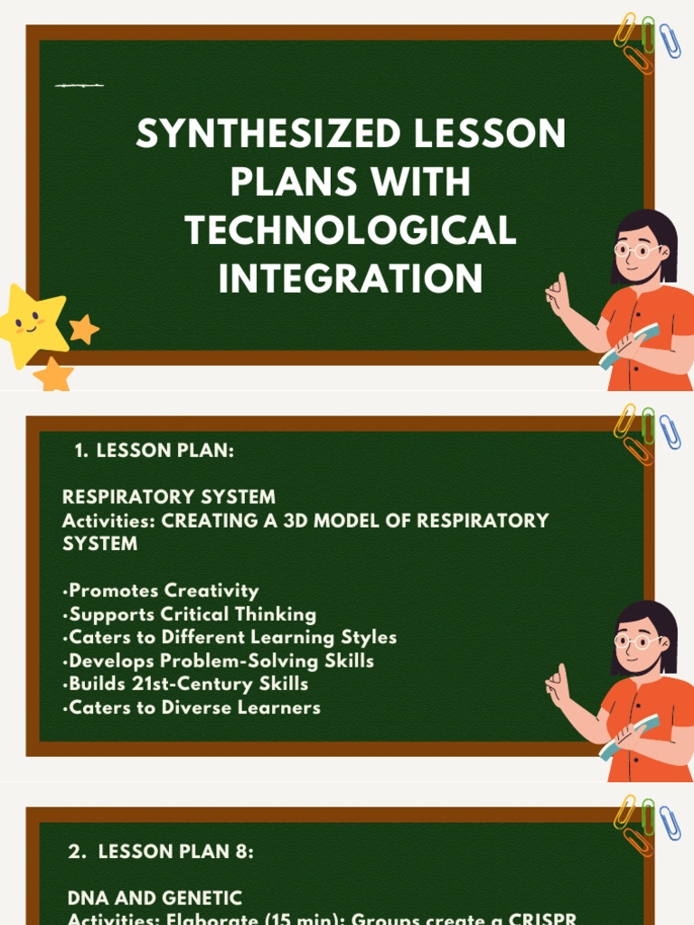 Tech-Integrated Lesson Plans for Science | PDF