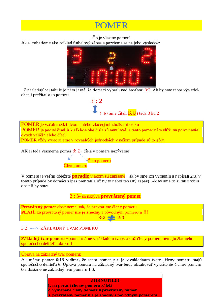 Pomer | PDF