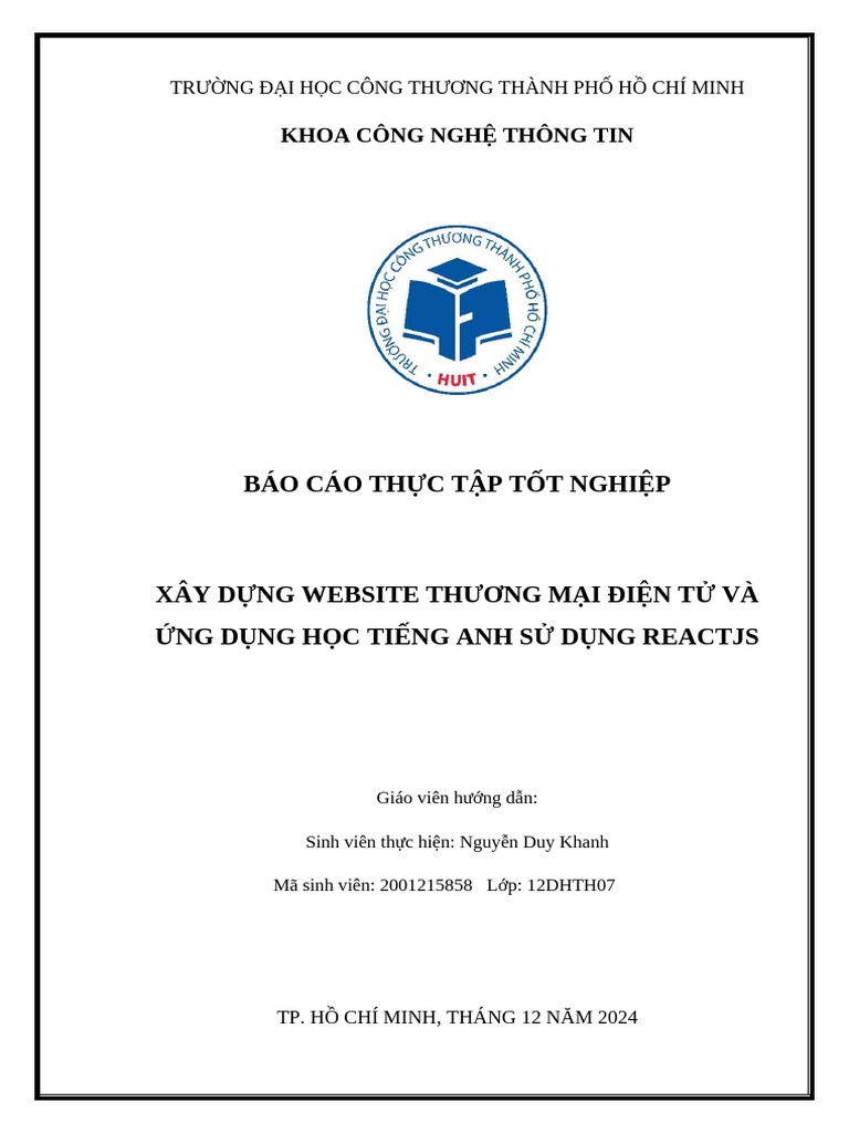 Baocaothuctap | PDF