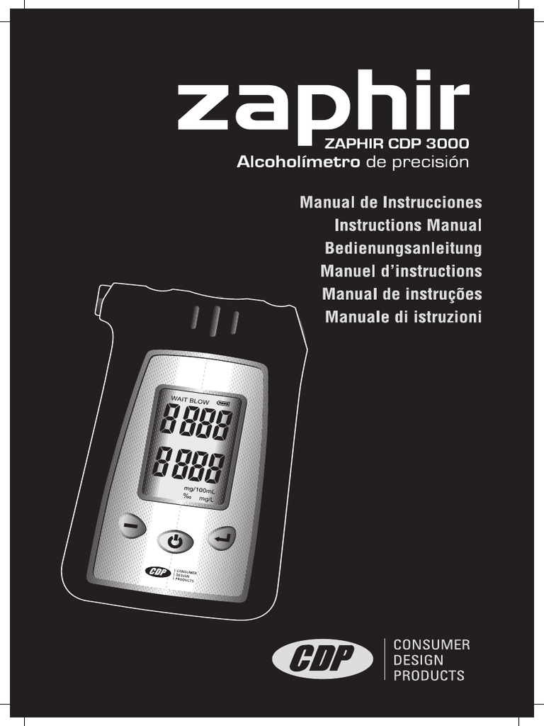 Manual Zaphir 3000 | PDF