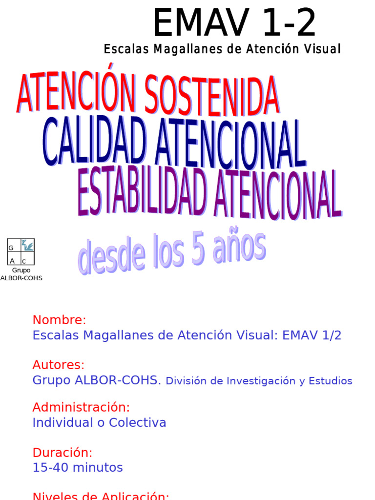 EMAV Cuestionario | PDF