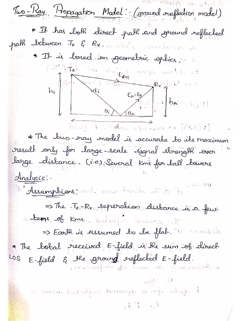 2 Ray Model | PDF