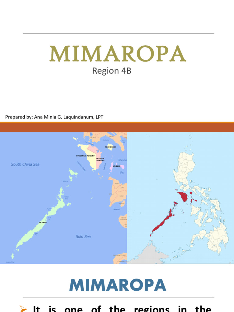 MIMAROPA | PDF