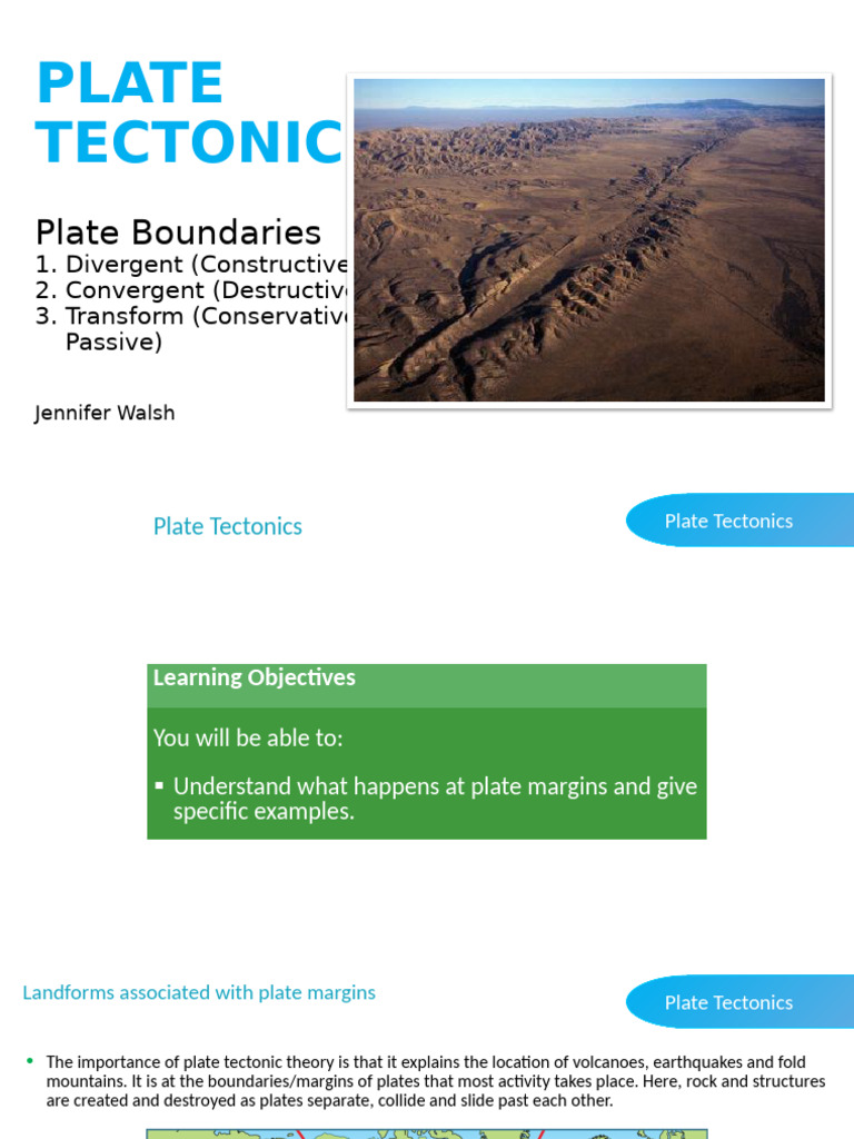 Understanding Plate Tectonics and Boundaries | PDF | Plate Tectonics ...