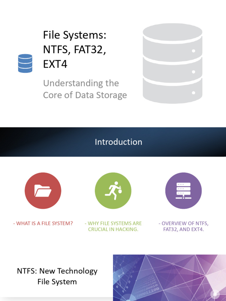 File Systems Presentation | PDF | File System | Computer File