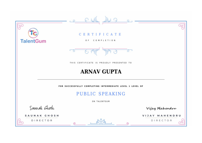 Arnav Talent Gum Course | PDF
