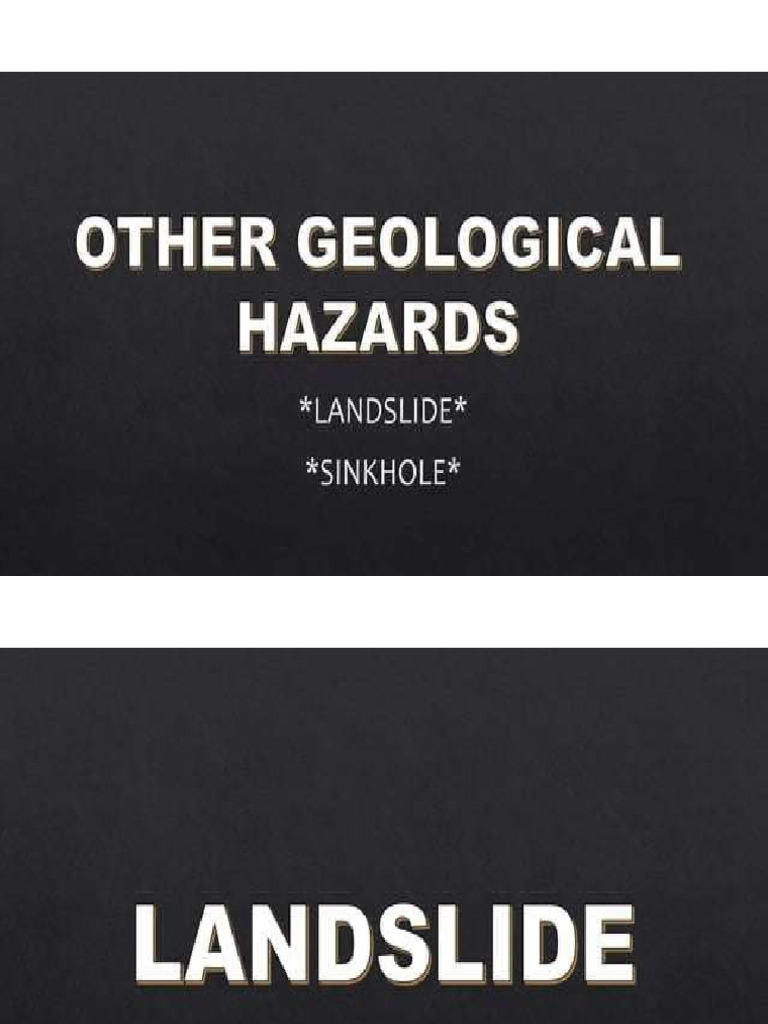 6. Other Geologic Hazards | PDF