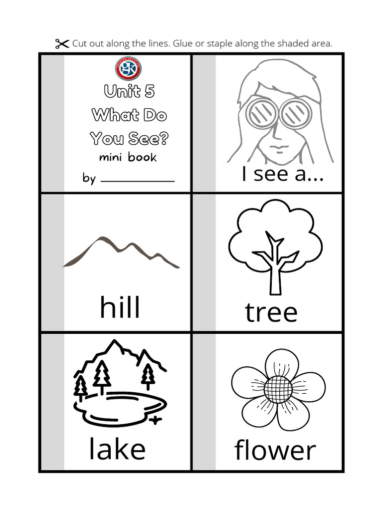 Mini Book Activity: What Do You See? | PDF