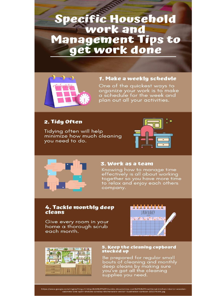 Specific Household Work and Management Tips To Get Work Done | PDF