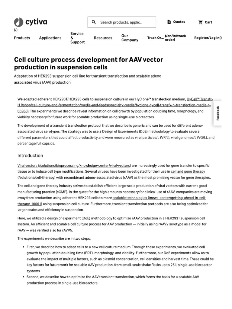 Cell Culture Process Development | PDF