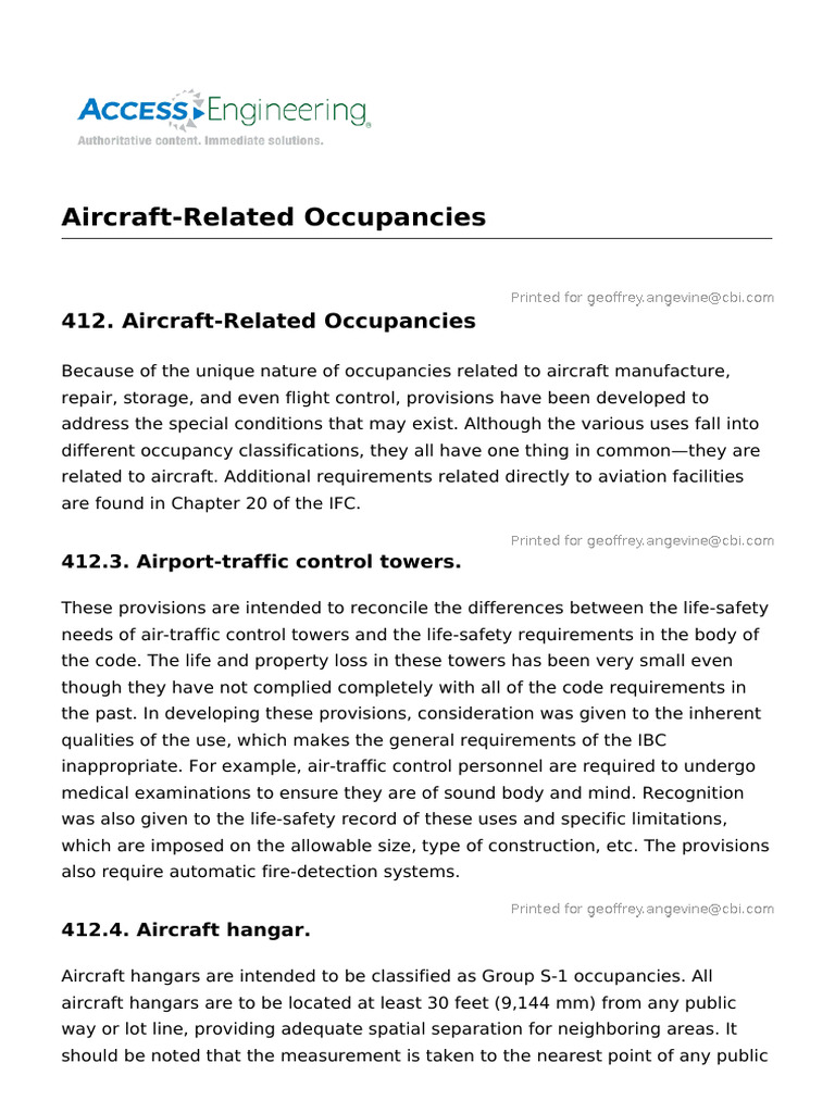 Aircraft-Related Occupancies | PDF | Air Traffic Control | Safety