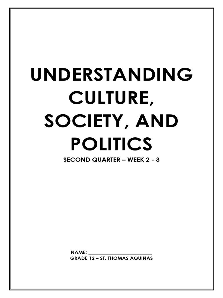 UCSP Grade 12: Social Groups Overview | PDF | Social Group ...