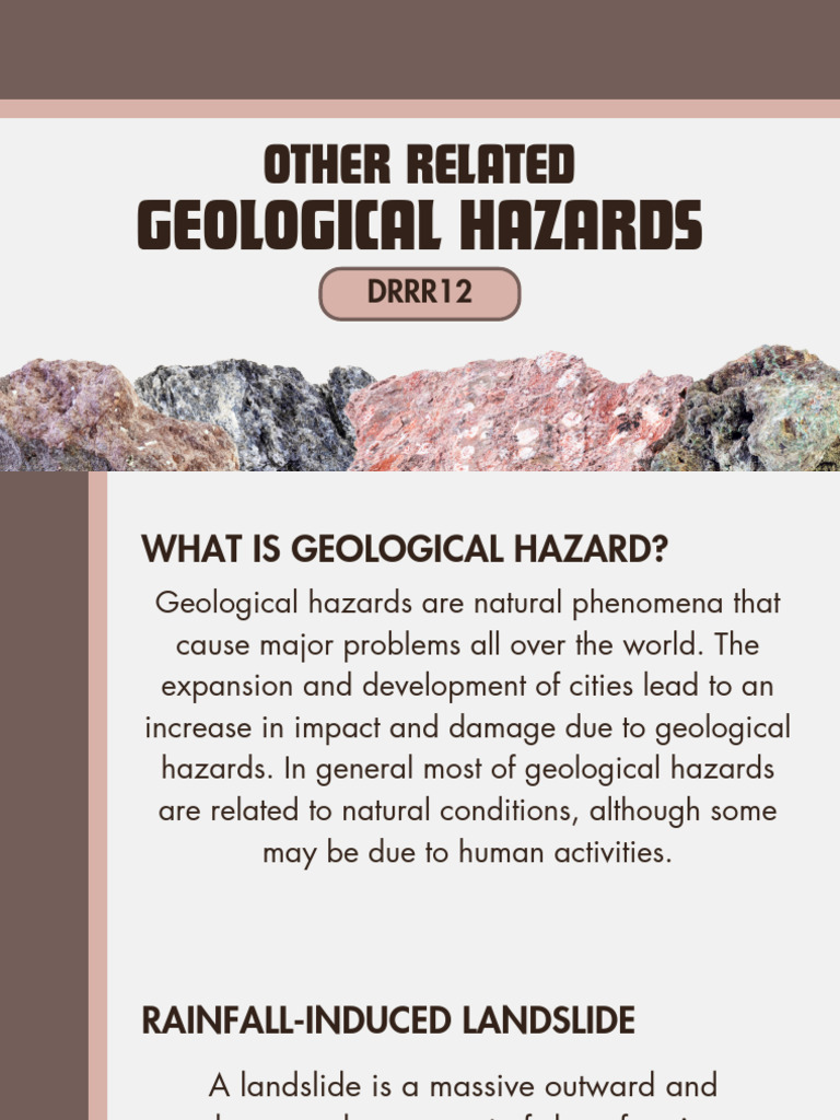 Understanding Geological Hazards: Landslides | PDF