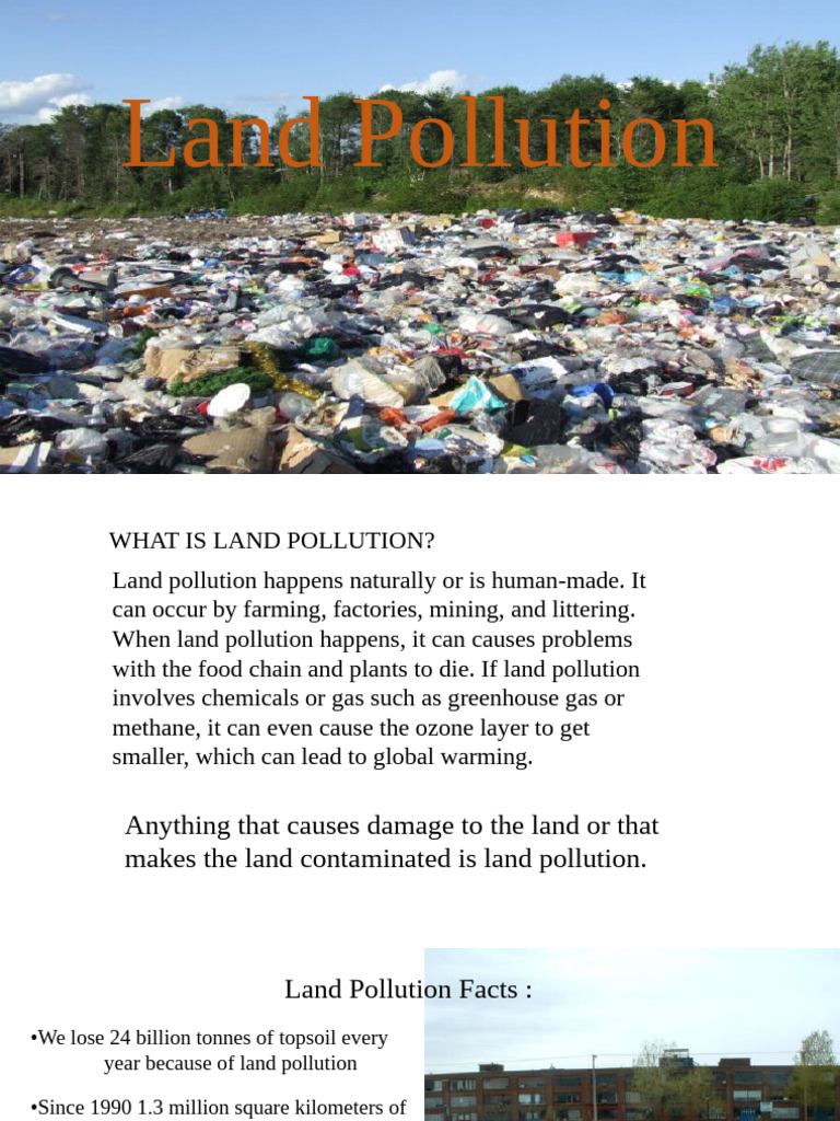 Understanding Land Pollution Causes & Effects | PDF