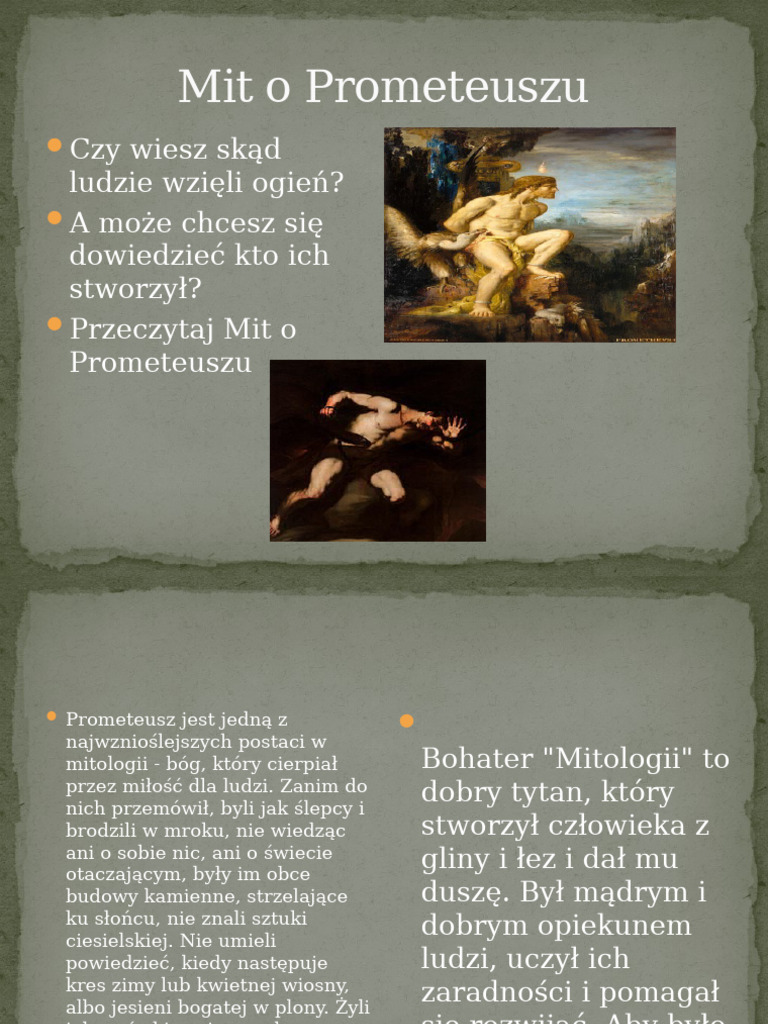 Prezentacja o Prometeuszu 1 | PDF