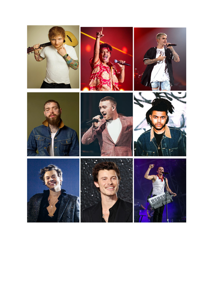 guess the singers 2 | PDF