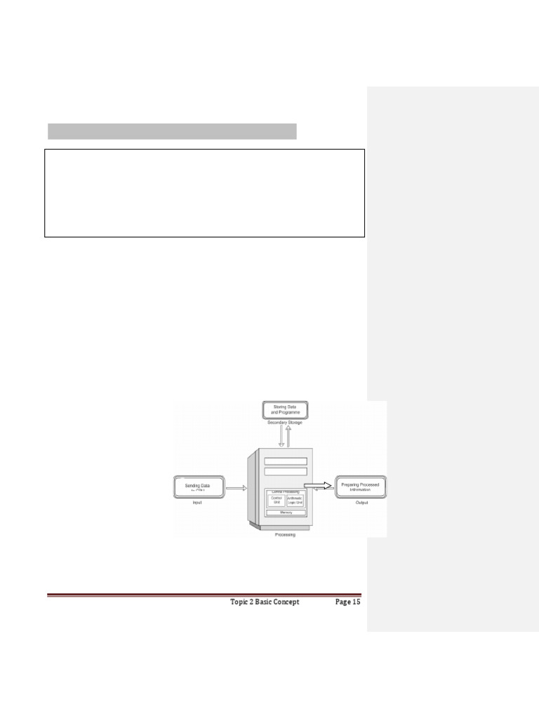 Topic 2.0 Basic Concepts of Computer Systems | PDF | Random Access Memory | Central Processing Unit