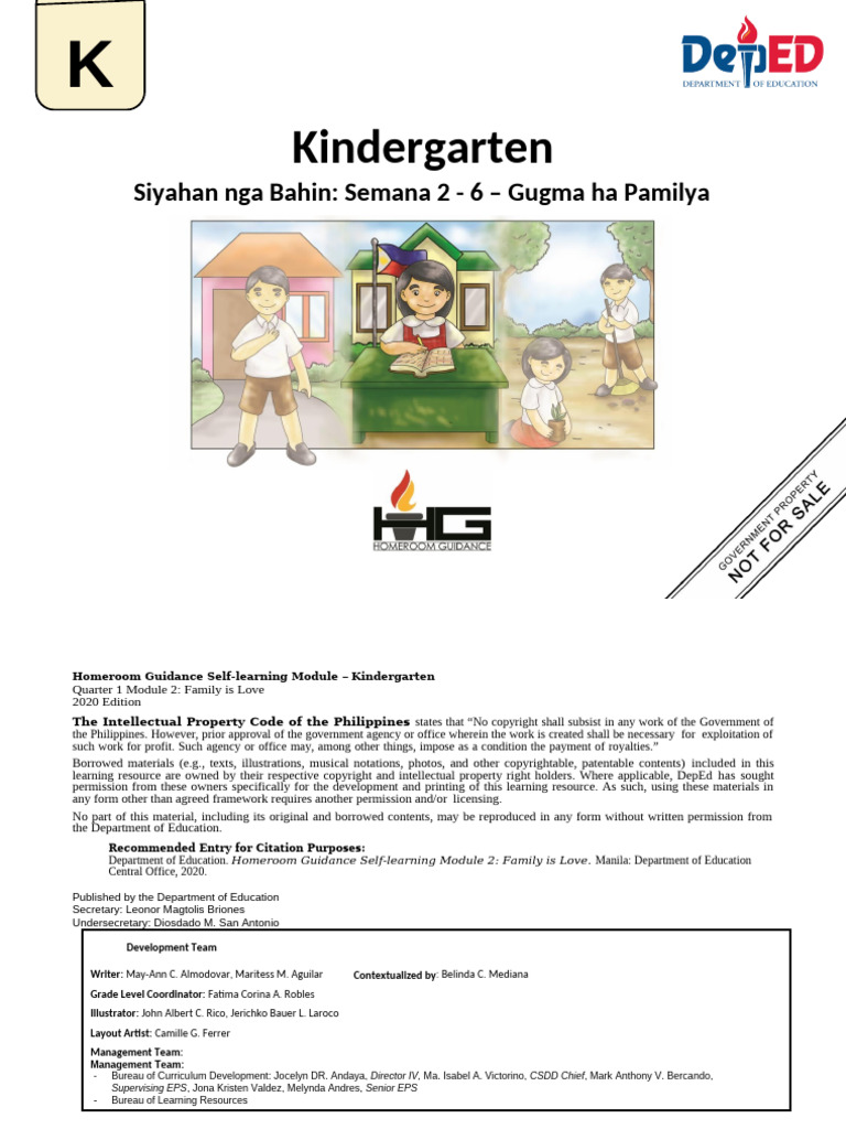 HG K Module 2 RTP Contextualized | PDF