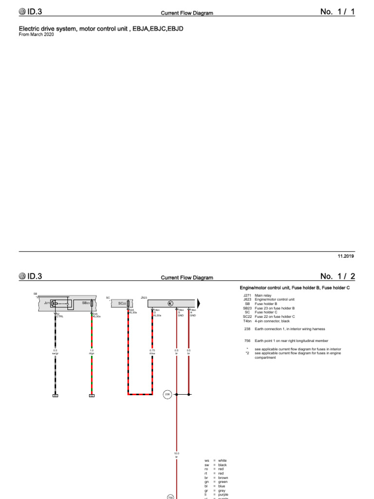 VW Id3 Wiring Diagrams Eng | PDF | Electrical Connector | Vehicle ...