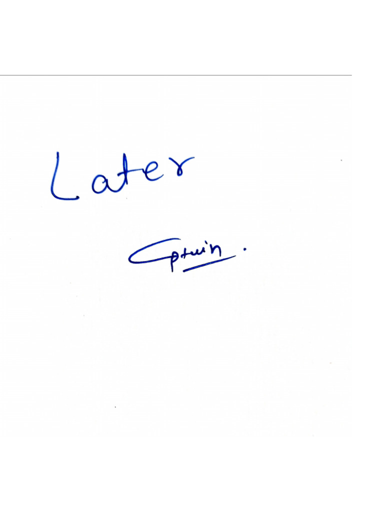 Later | PDF