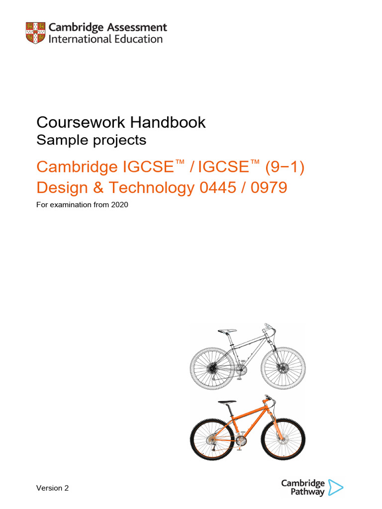 0445 Coursework Handbook Sample Projects (For Examination From 2020 ...